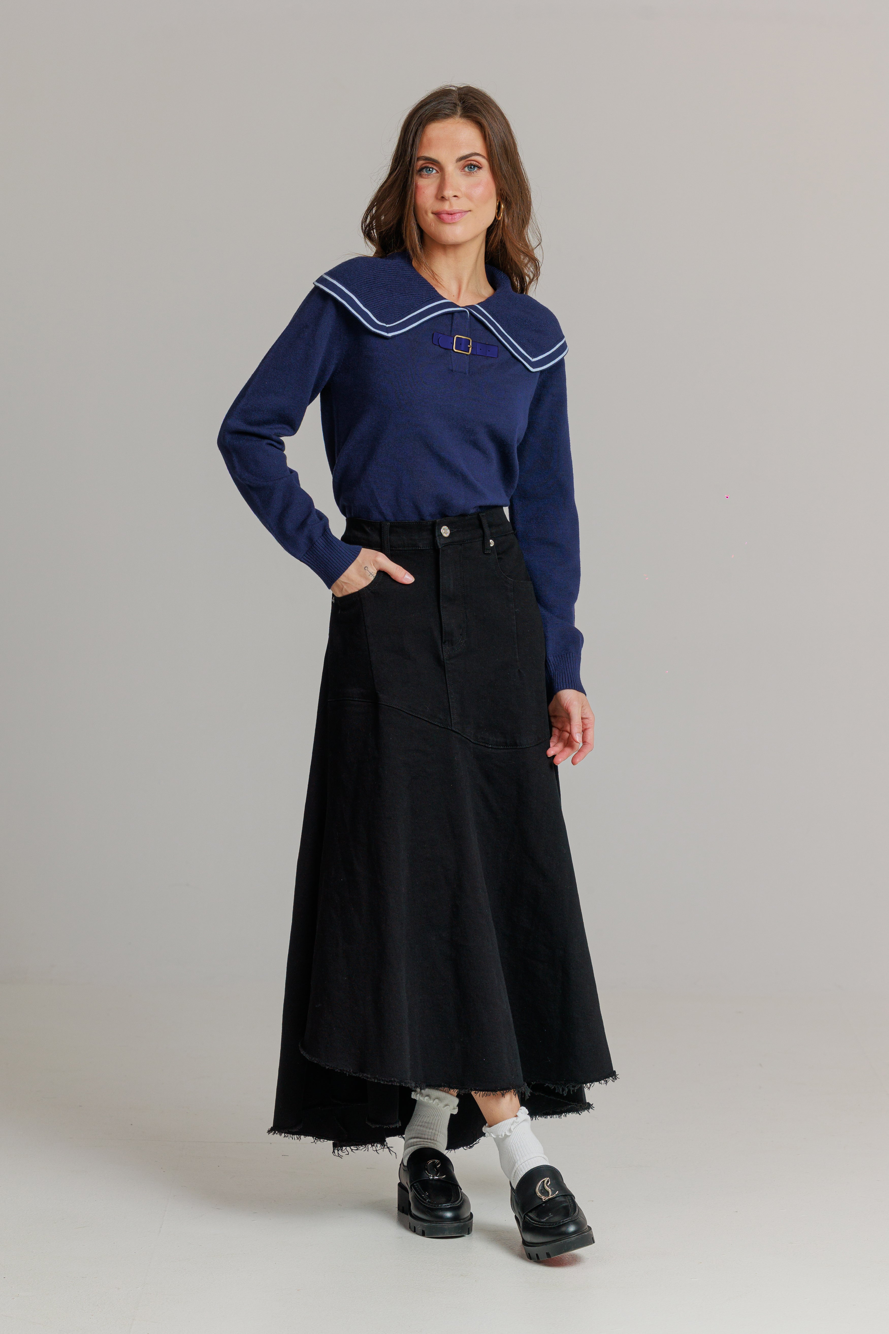 Sailor Sweater Navy – LOU&UP
